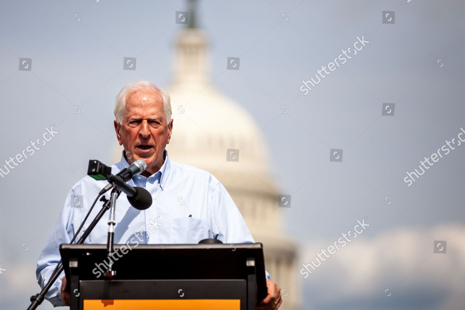 Congressman Mike Thompson Speaks During Protest Editorial Stock Photo ...