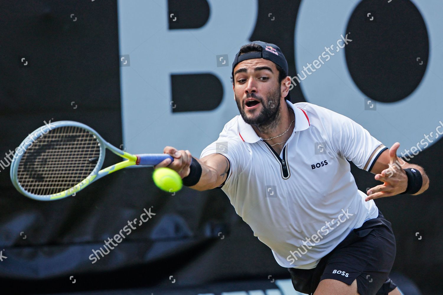Matteo Berrettini Italy Hits Return During Editorial Stock Photo - Stock Image | Shutterstock