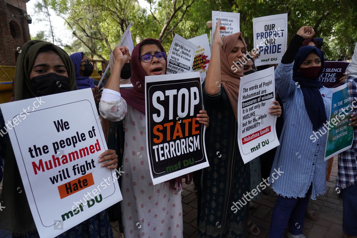 Members Muslim Student Federation Msf Along Editorial Stock Photo ...