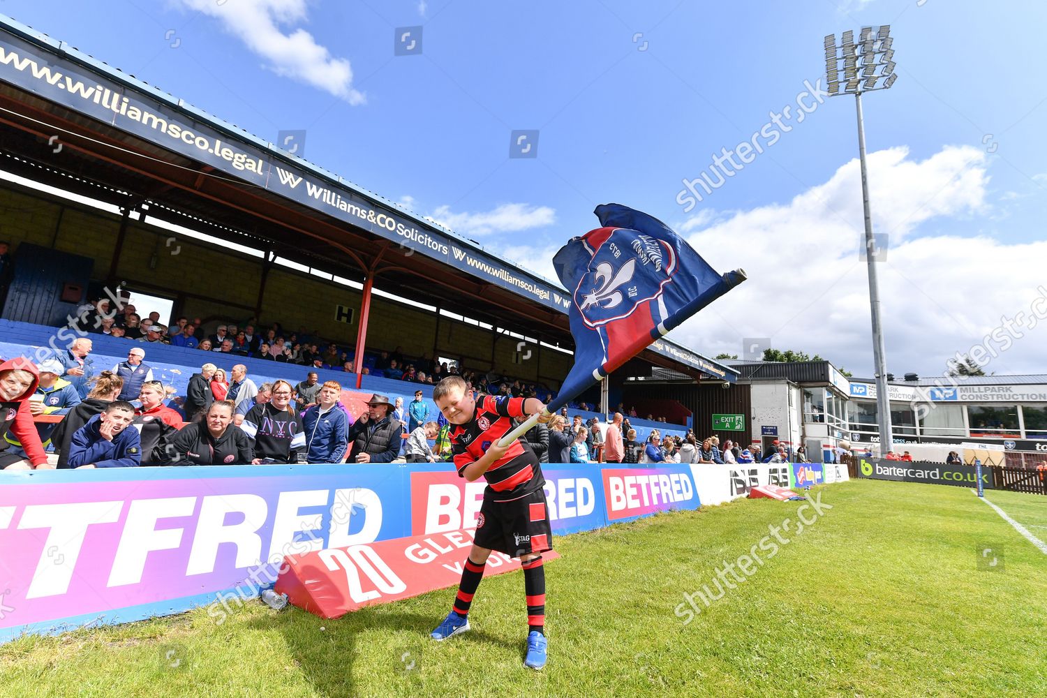 Wakefield Trinity Mascot Waves Flag Prior Editorial Stock Photo - Stock ...