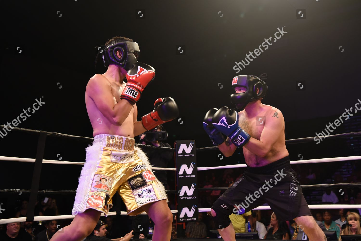 Albert Ochoa Left Mike Mazza Fight Editorial Stock Photo - Stock Image ...