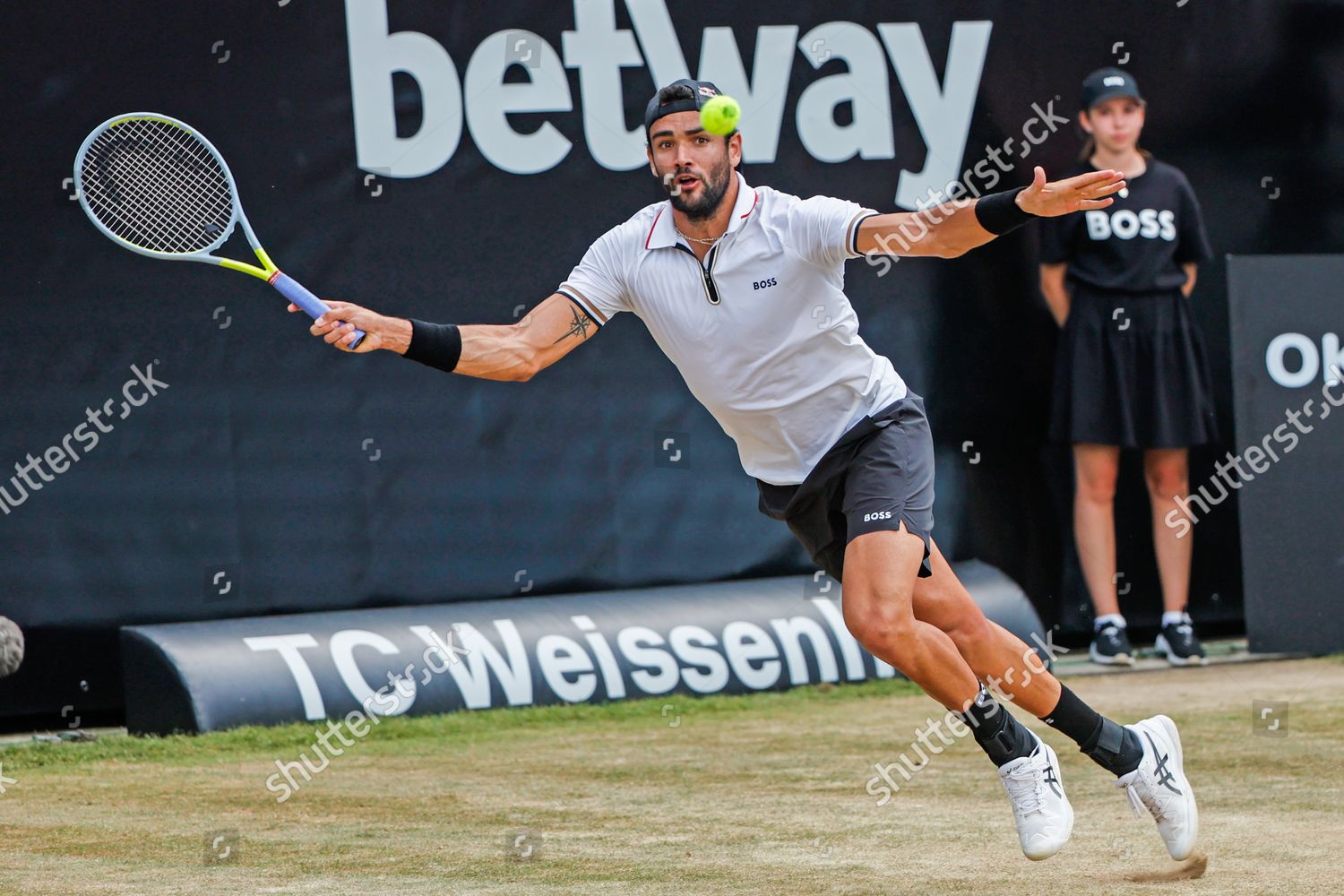 Matteo Berrettini Italy Hits Return During Editorial Stock Photo - Stock Image | Shutterstock