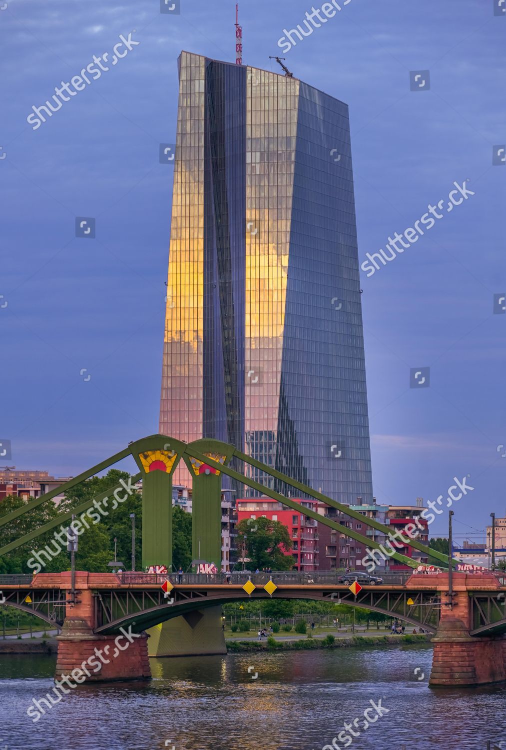 European Central Bank Ecb Main Building Editorial Stock Photo - Stock ...