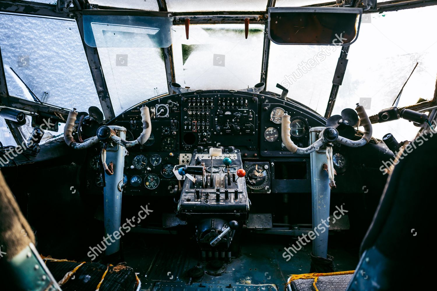 Cockpit Antonov An2 Aircraft Blizne Museum Editorial Stock Photo ...