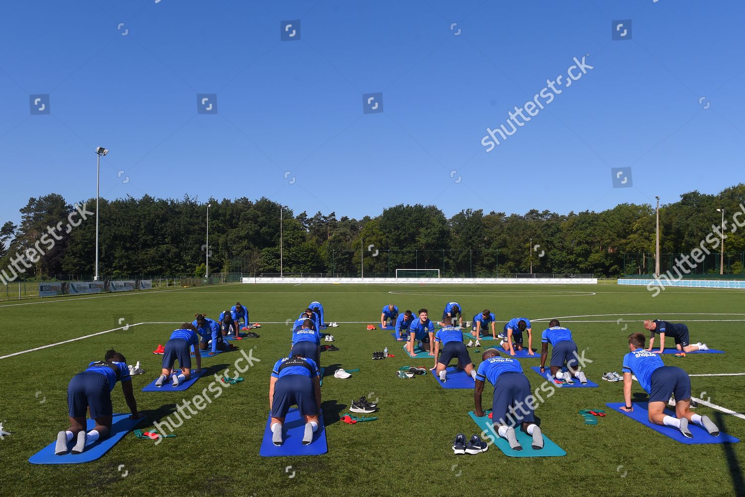 Westerlo Players Pictured Ahead Training Session Editorial Stock Photo ...