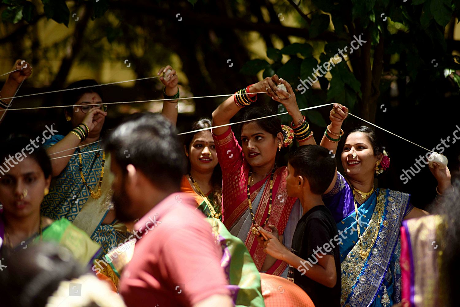 Dressed Traditional Attire Married Women Observe Editorial Stock Photo ...