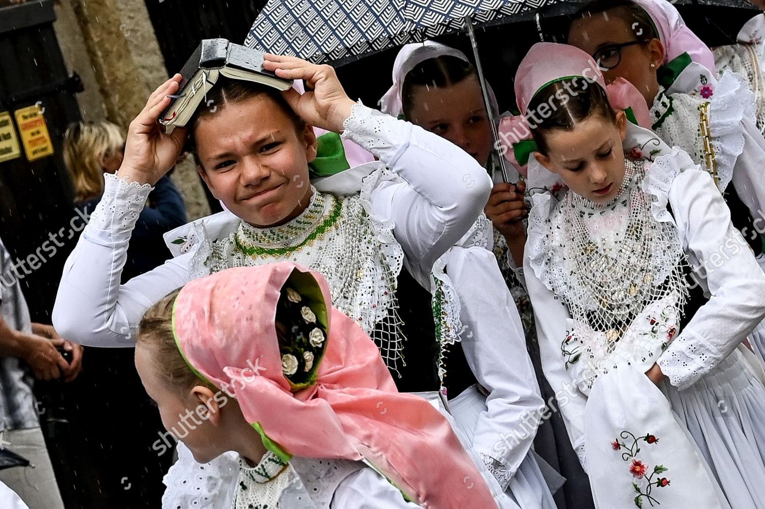 Sorbian Girl Wearing Traditional Costume Uses Editorial Stock Photo ...