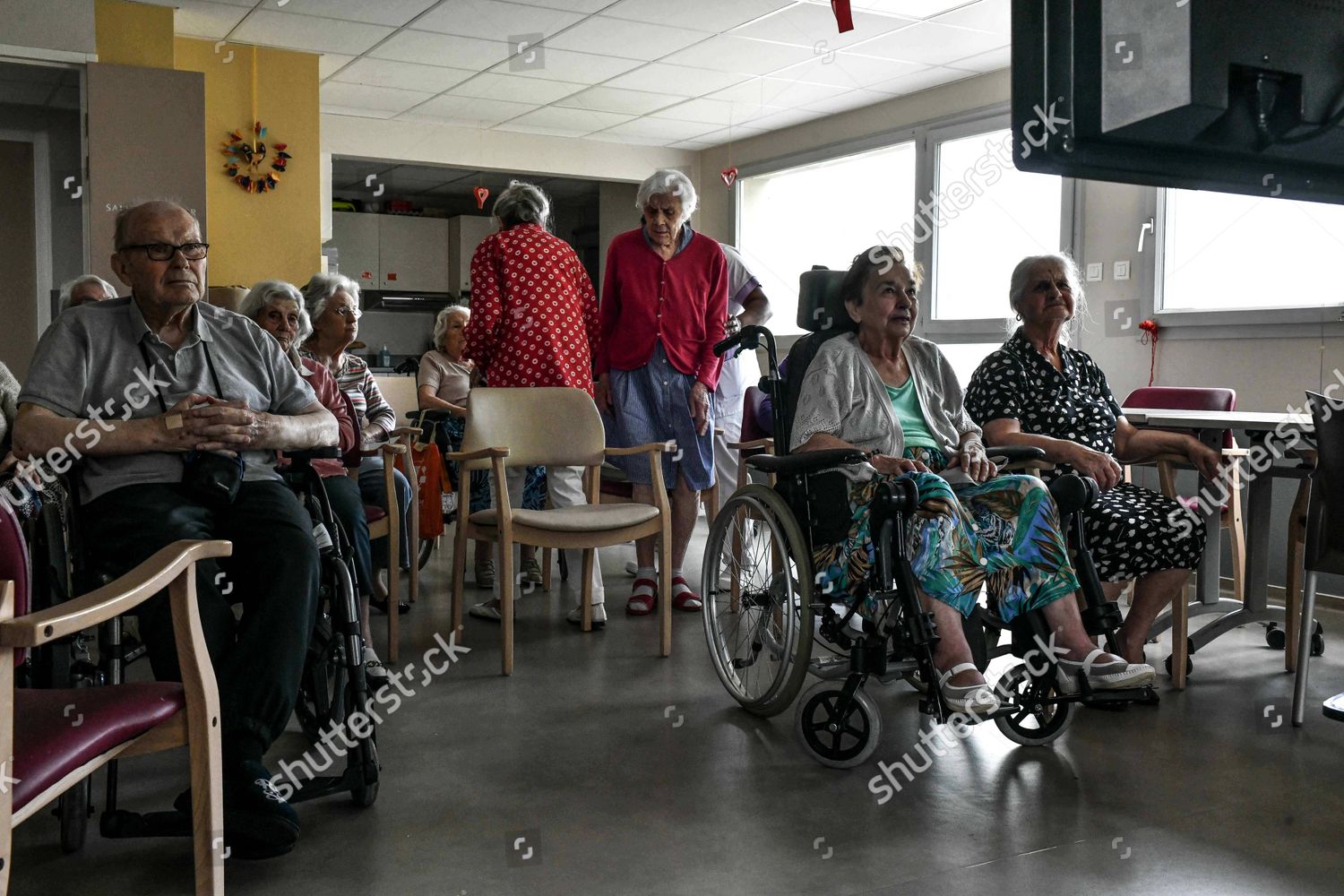 Visit Ehpad Establishment Accommodation Dependent Elderly Editorial ...