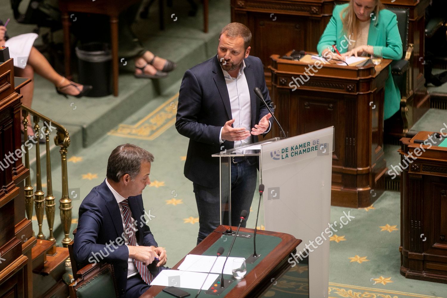 Ps Patrick Prevot Pictured During Plenary Editorial Stock Photo - Stock Image | Shutterstock