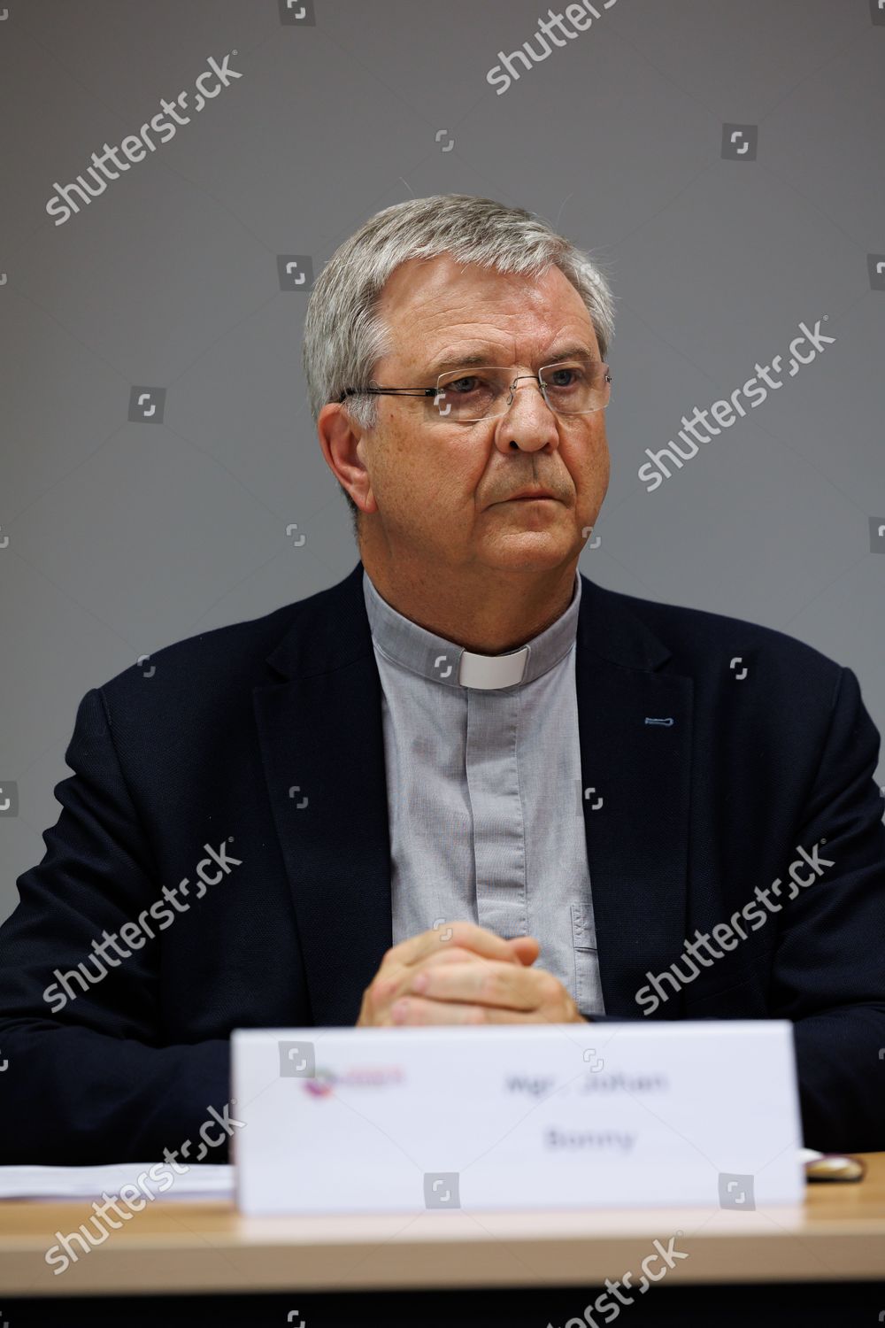 Mgr Johan Bonny Bishoplegal Education Pictured Editorial Stock Photo ...