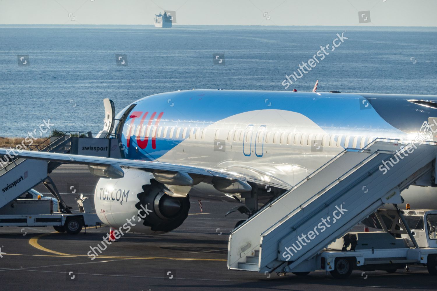 Tui Boeing 737 Max Aircraft Seen Editorial Stock Photo - Stock Image ...