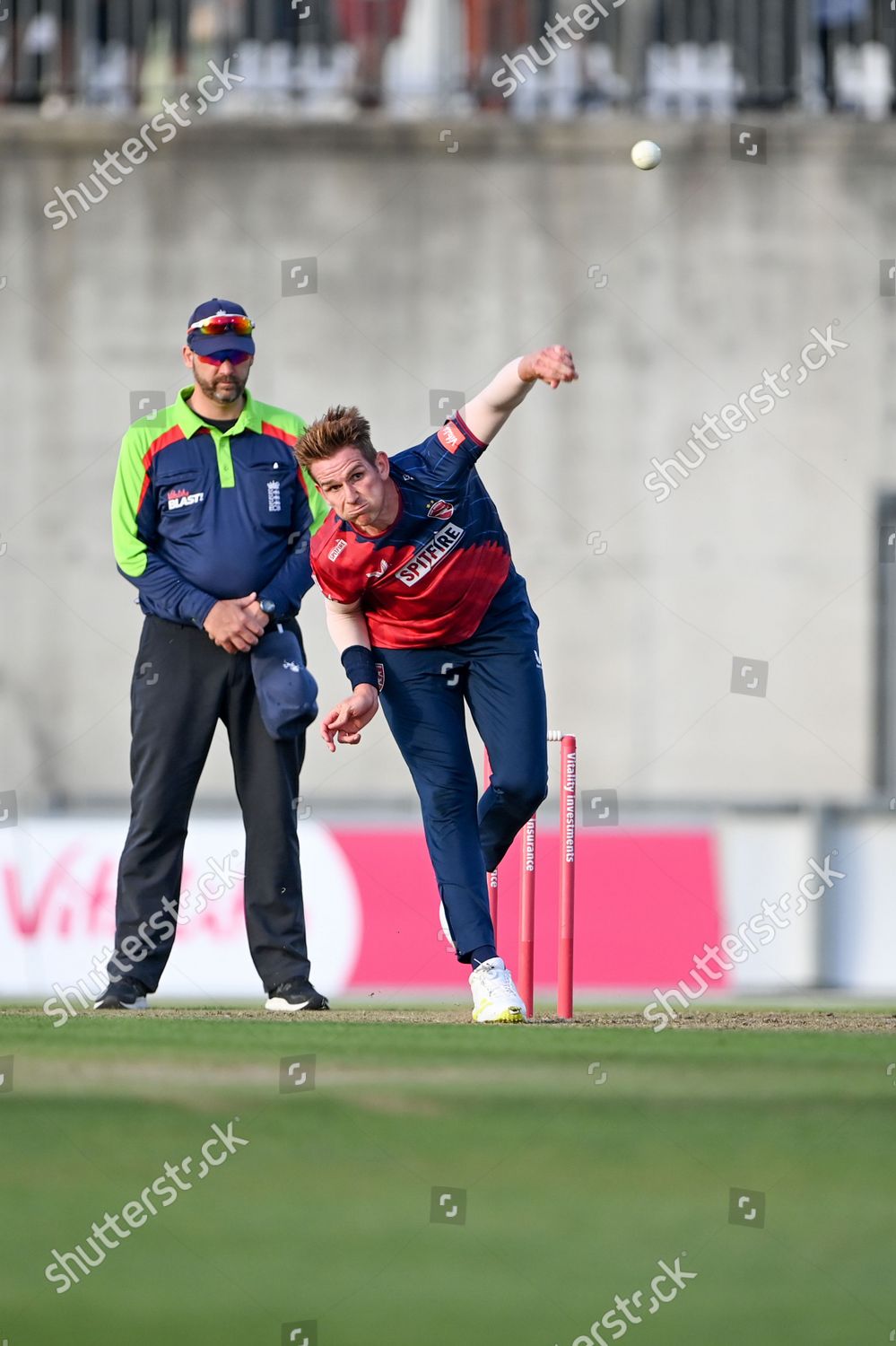 Fred Klaassen Kent Bowling During Vitality Editorial Stock Photo ...