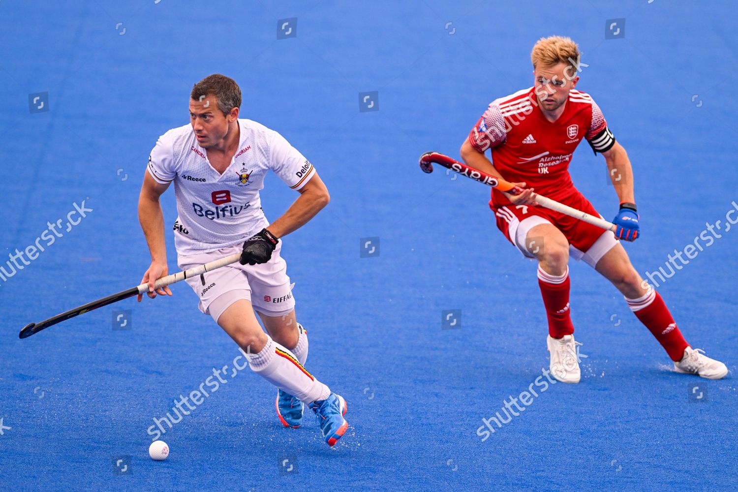 Belgiums Johnjohn Dohmen Englands Zach Wallace Editorial Stock Photo ...