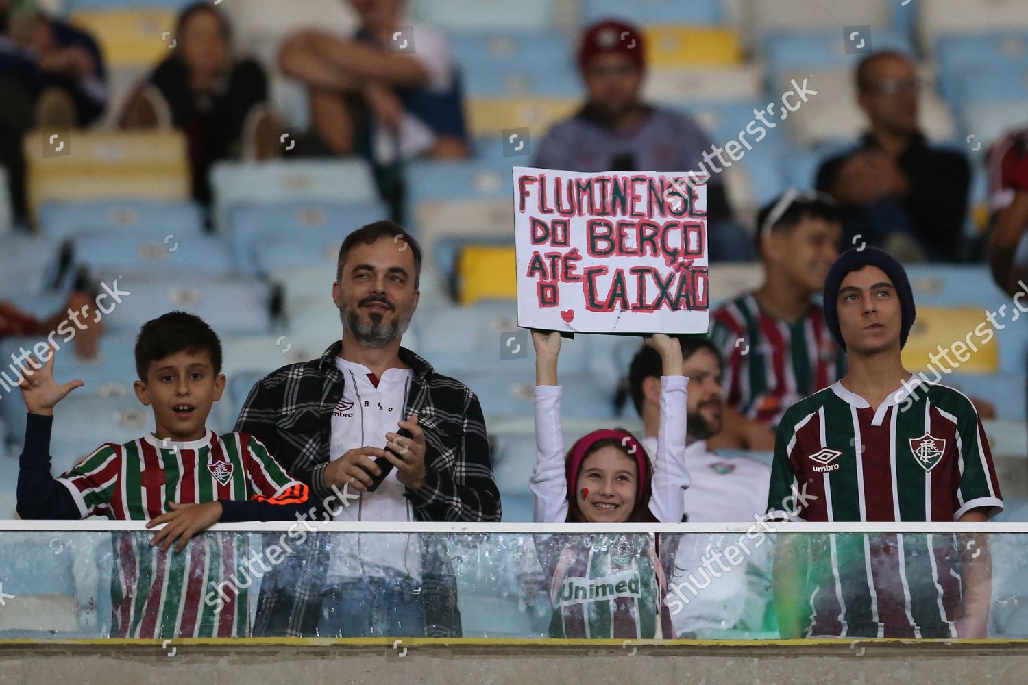 Fluminense Fans Moments Before Match Between Editorial Stock Photo ...