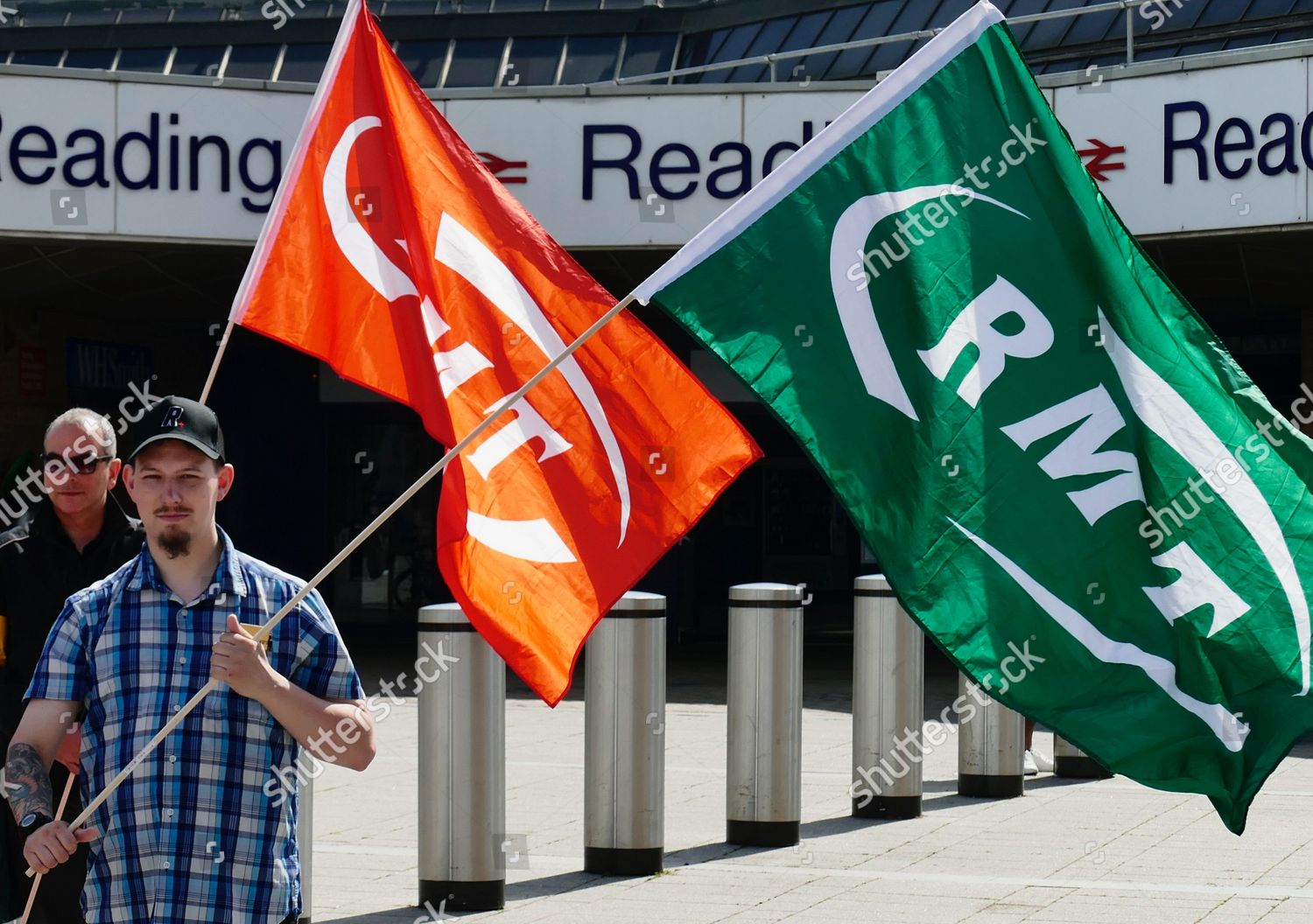 Rmt Official Picket Line Outside Reading Editorial Stock Photo - Stock ...