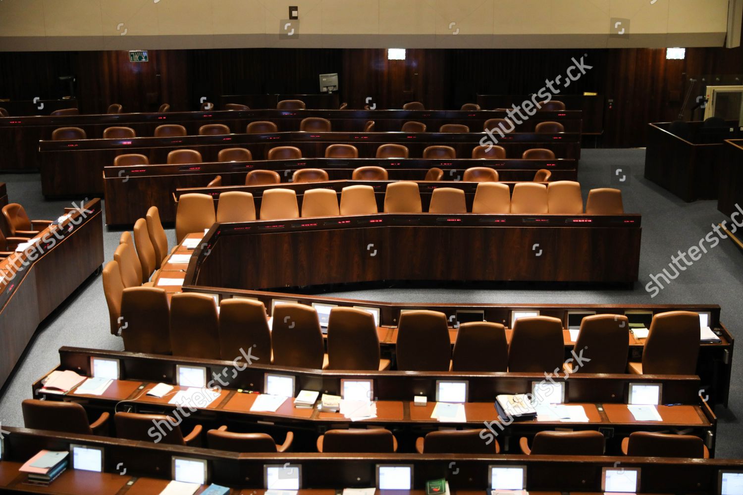 Empty Seats Knesset Jerusalem 21 June Editorial Stock Photo - Stock ...
