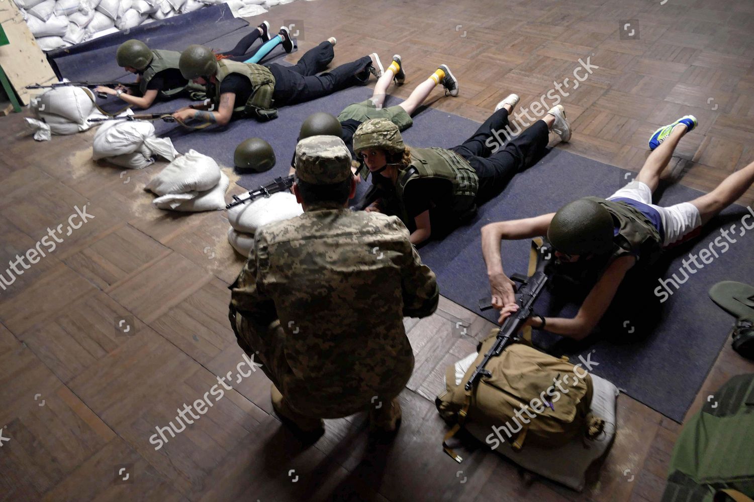 Instructor Teaches Participants During Combat Tactical Editorial Stock ...