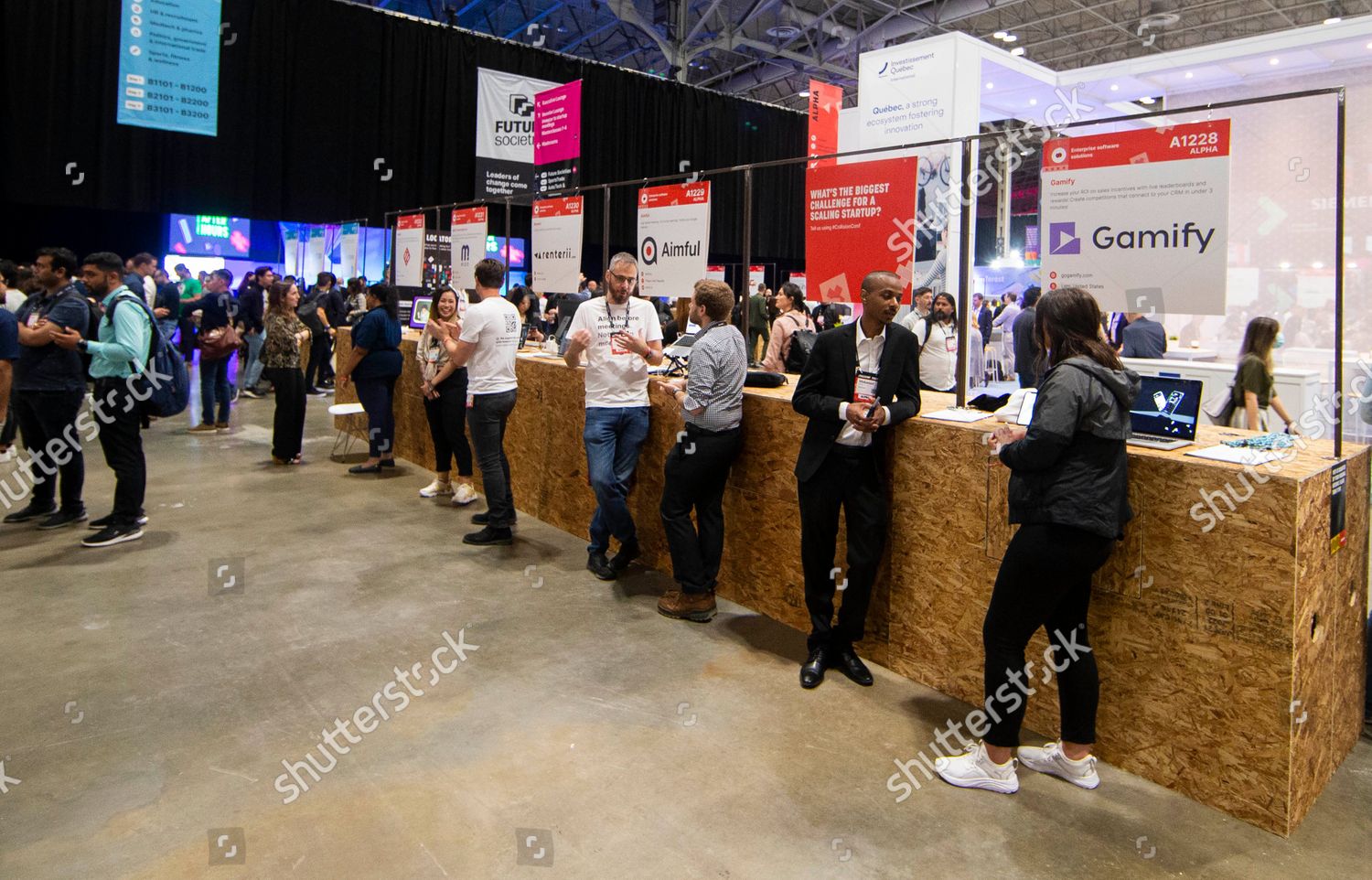 People Visit Startup Booths During 2022 Editorial Stock Photo - Stock ...