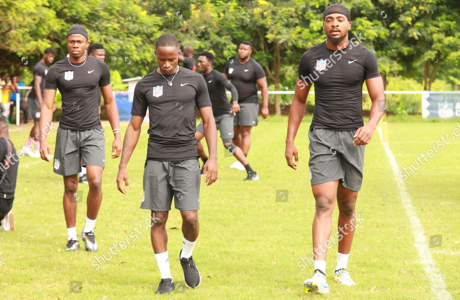 Players Take Part Nfl Africa Camp Editorial Stock Photo - Stock Image ...