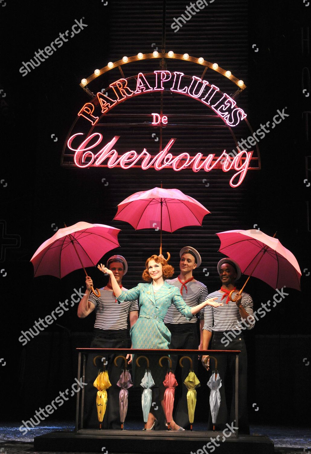 Umbrellas Cherbourg Matt Wilman Joanna Riding Editorial Stock Photo ...