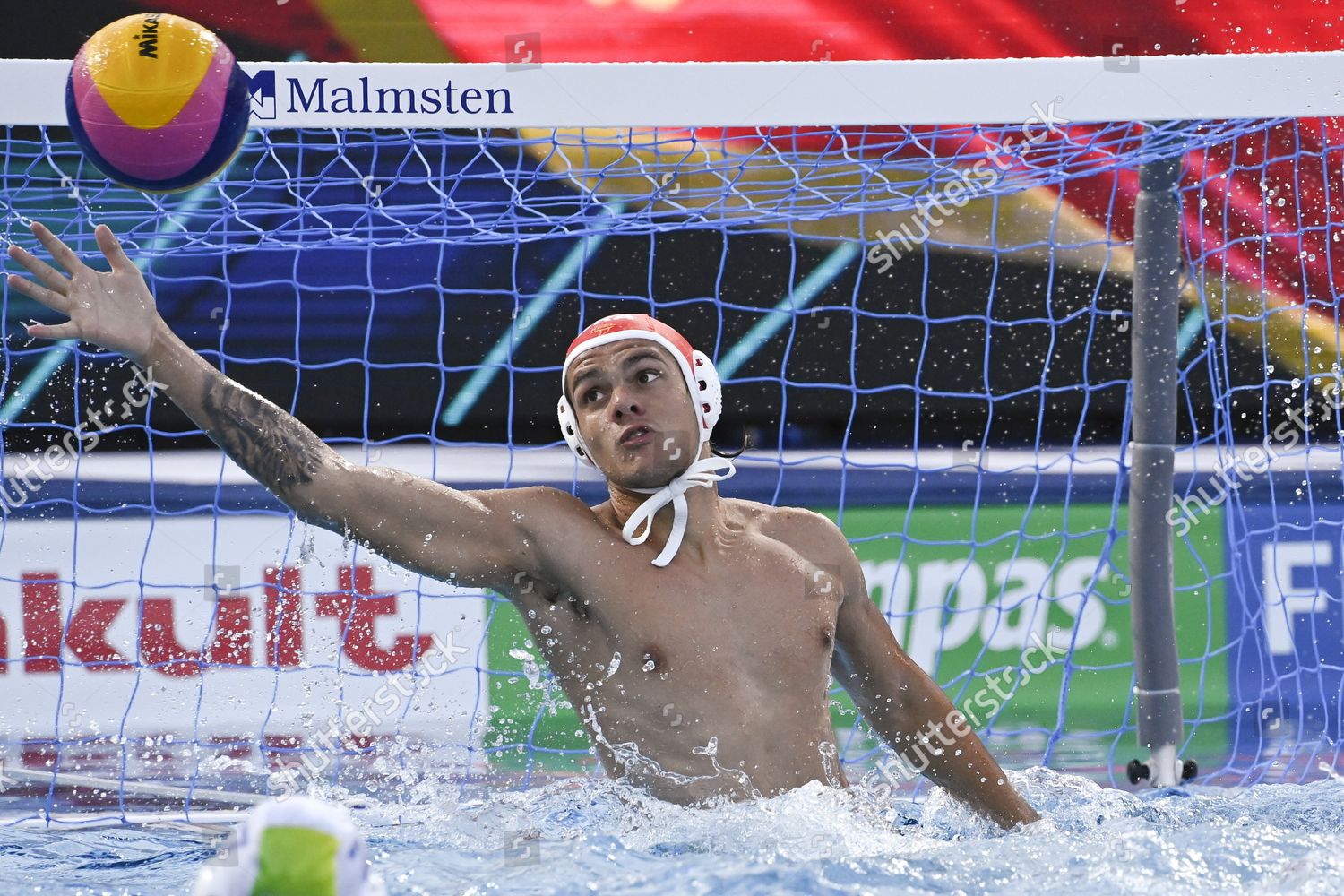 Brazilian Goalkeeper Guilherme Barella Makes Save Editorial Stock Photo ...