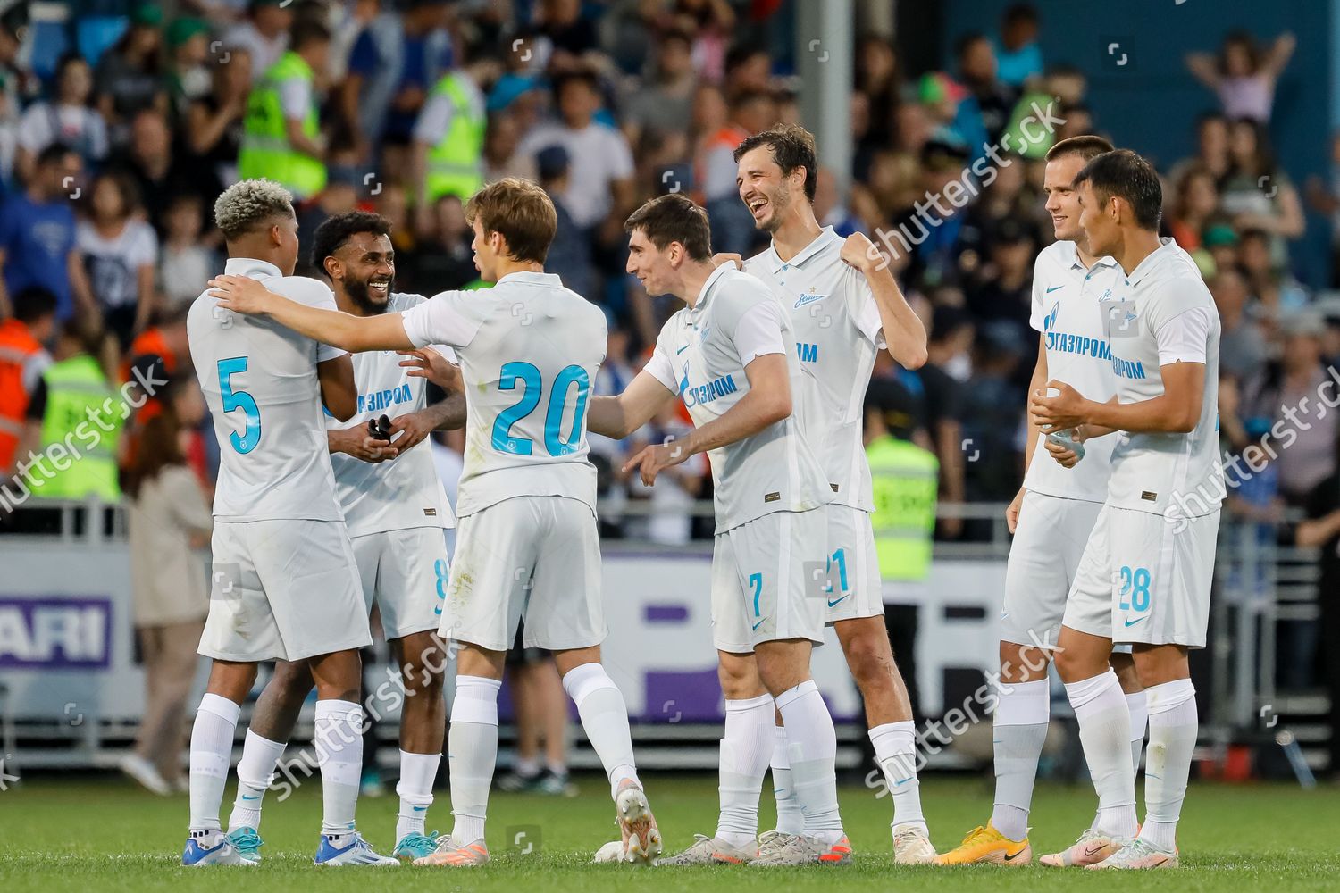 Zenit Players Celebrate During Penalty Shootout Editorial Stock Photo ...