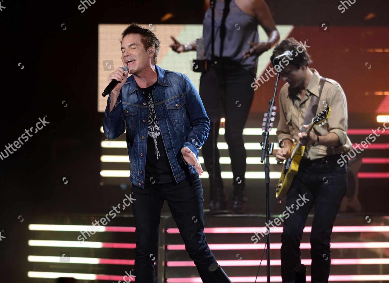Taylor Locke Pat Monahan Train Perform Editorial Stock Photo - Stock ...