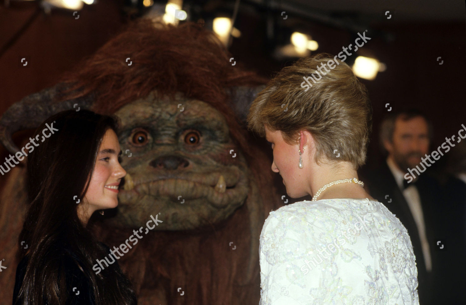 Princess Diana Meeting Jennifer Connelly Monster Editorial Stock Photo ...