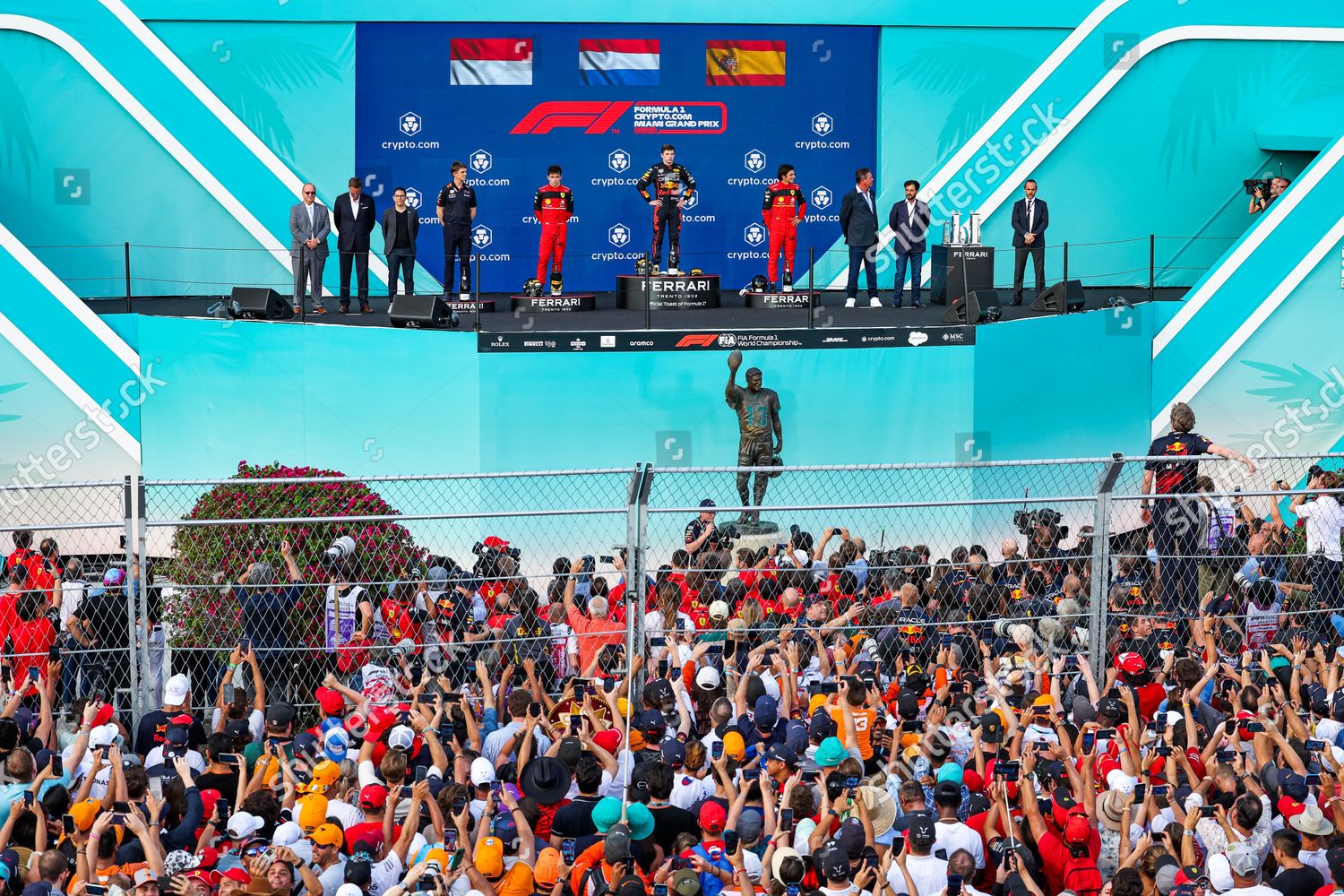 Podium Verstappen Max Ned Red Bull Editorial Stock Photo - Stock Image ...