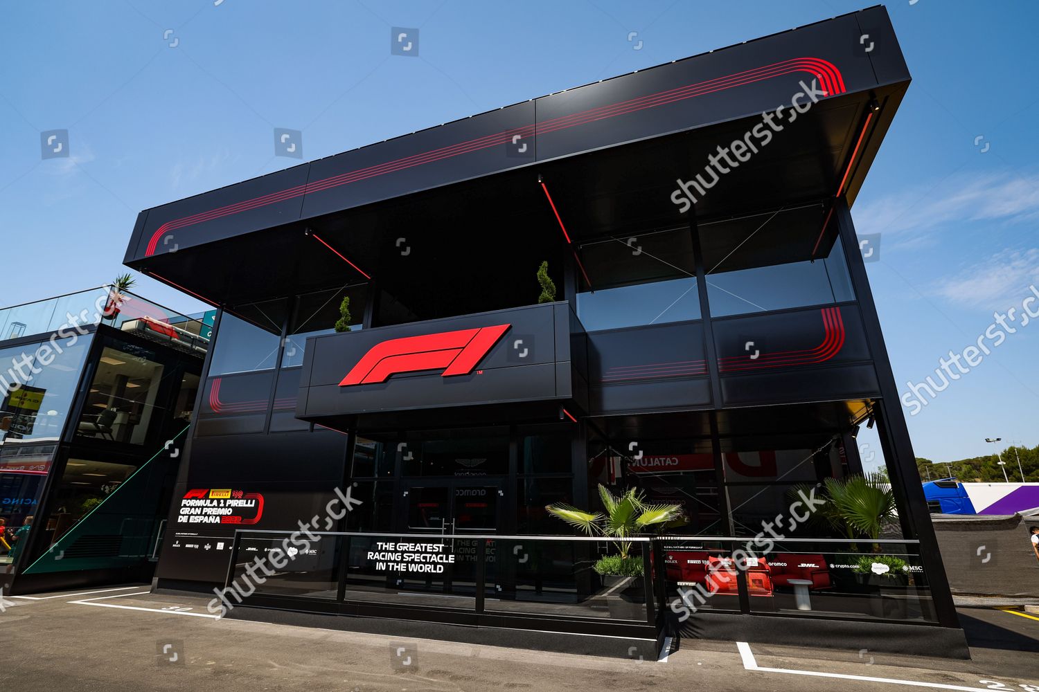 F1 Hopsitality Motorhome Paddock During Formula Editorial Stock Photo ...
