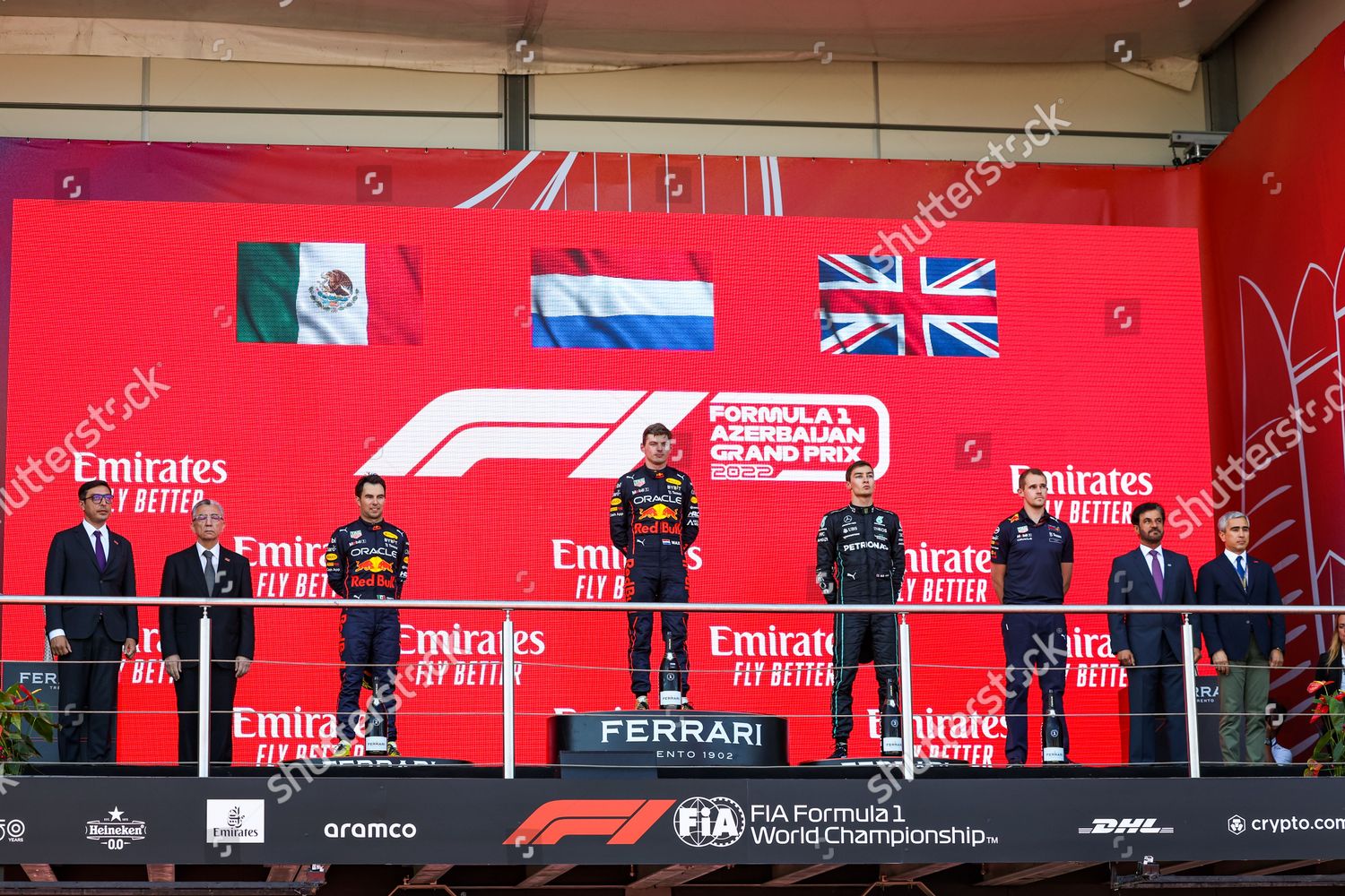 Podium Verstappen Max Ned Red Bull Editorial Stock Photo - Stock Image ...