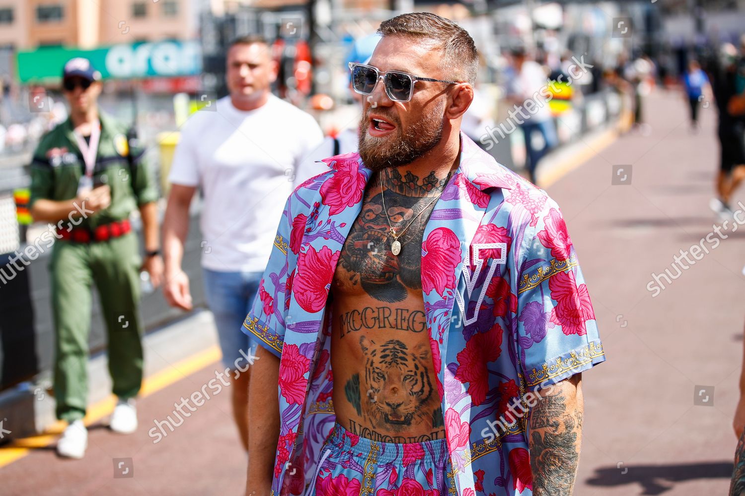 Conor Mcgregor Boxer Portrait During Formula Editorial Stock Photo ...