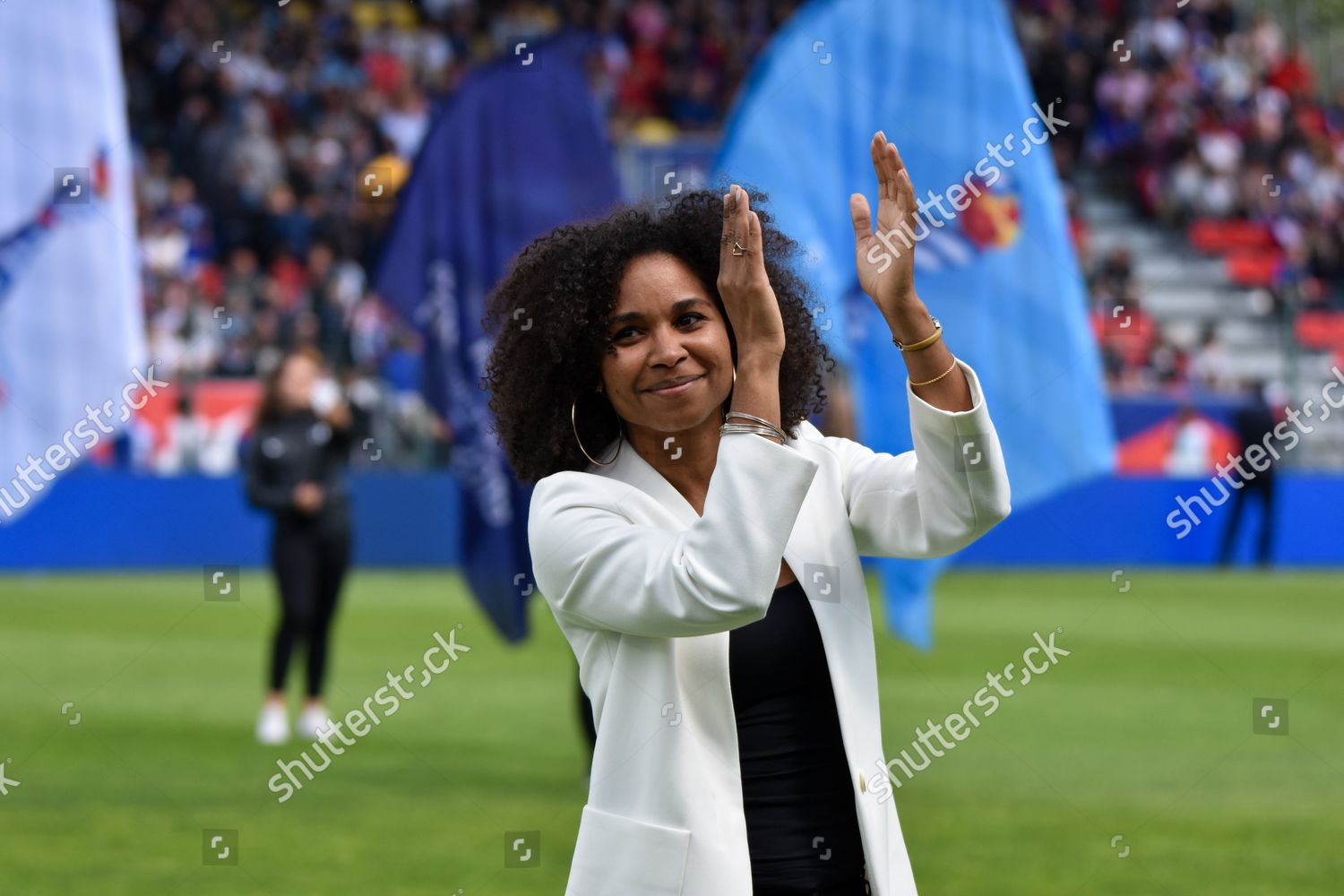 Laura Georges Former Player France Receiving Editorial Stock Photo ...