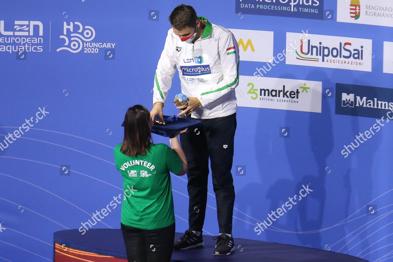 Kristof Milak Hungary 1st Place Podium Editorial Stock Photo - Stock ...