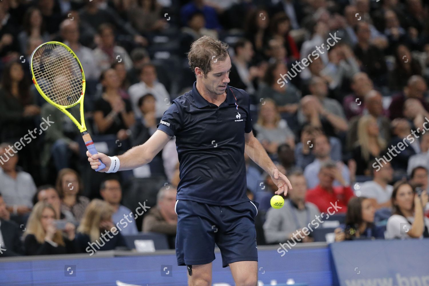 Richard Gasquet Fra During Atp World Editorial Stock Photo - Stock ...