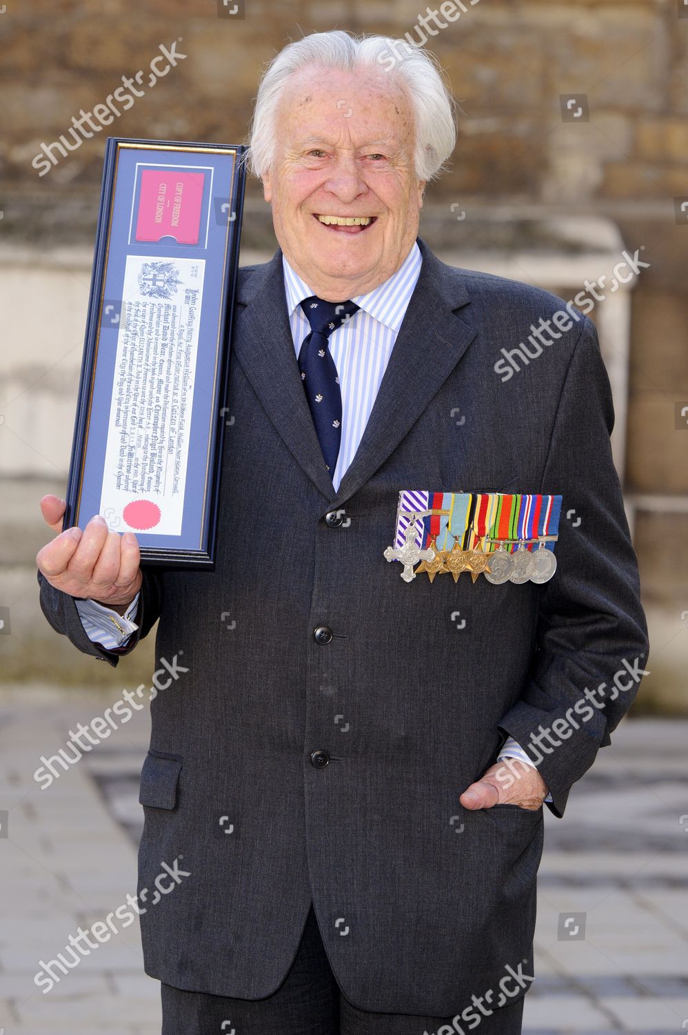 Squadron Leader Geoffrey Wellum Dfc Editorial Stock Photo - Stock Image ...