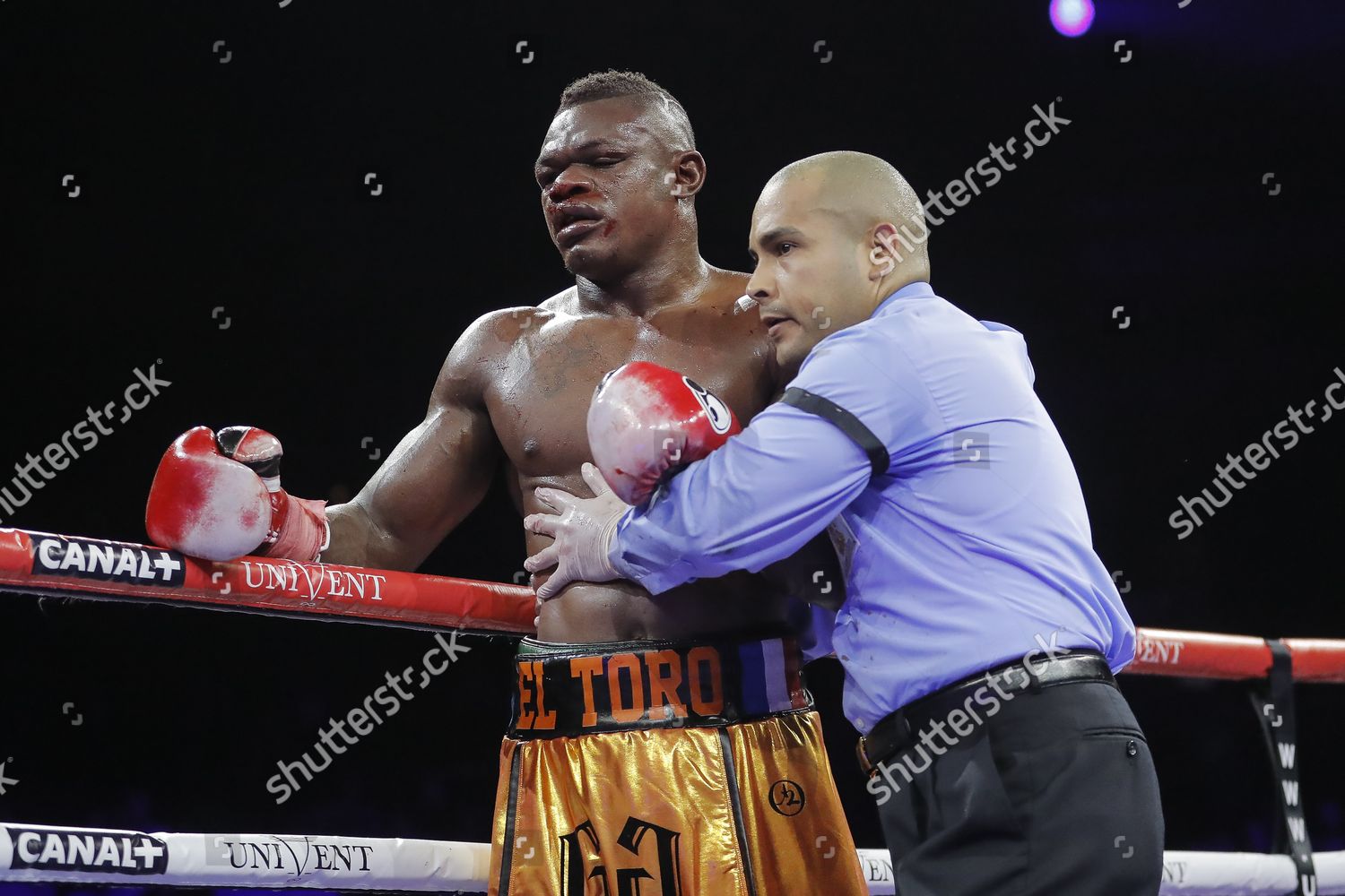 Youri Kalenga Fra Referee During Boxing Editorial Stock Photo - Stock ...