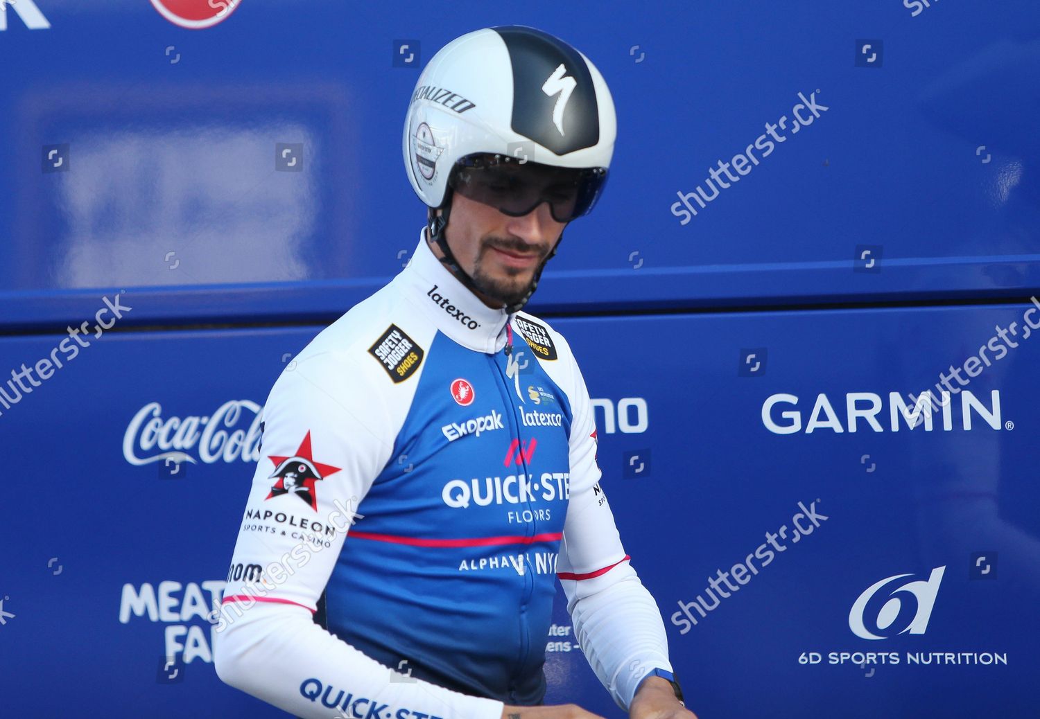 Julian Alaphilippe Quickstep Alpha Vinyl Team Editorial Stock Photo ...