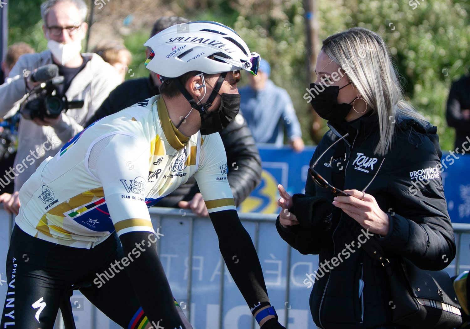 Julian Alaphilippe Quickstep Alpha Vinyl Team Editorial Stock Photo ...