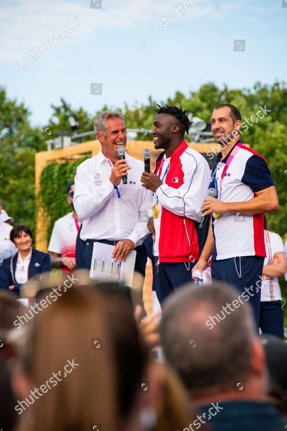 Luc Abalo Michael Guigou France Celebrate Editorial Stock Photo - Stock Image | Shutterstock