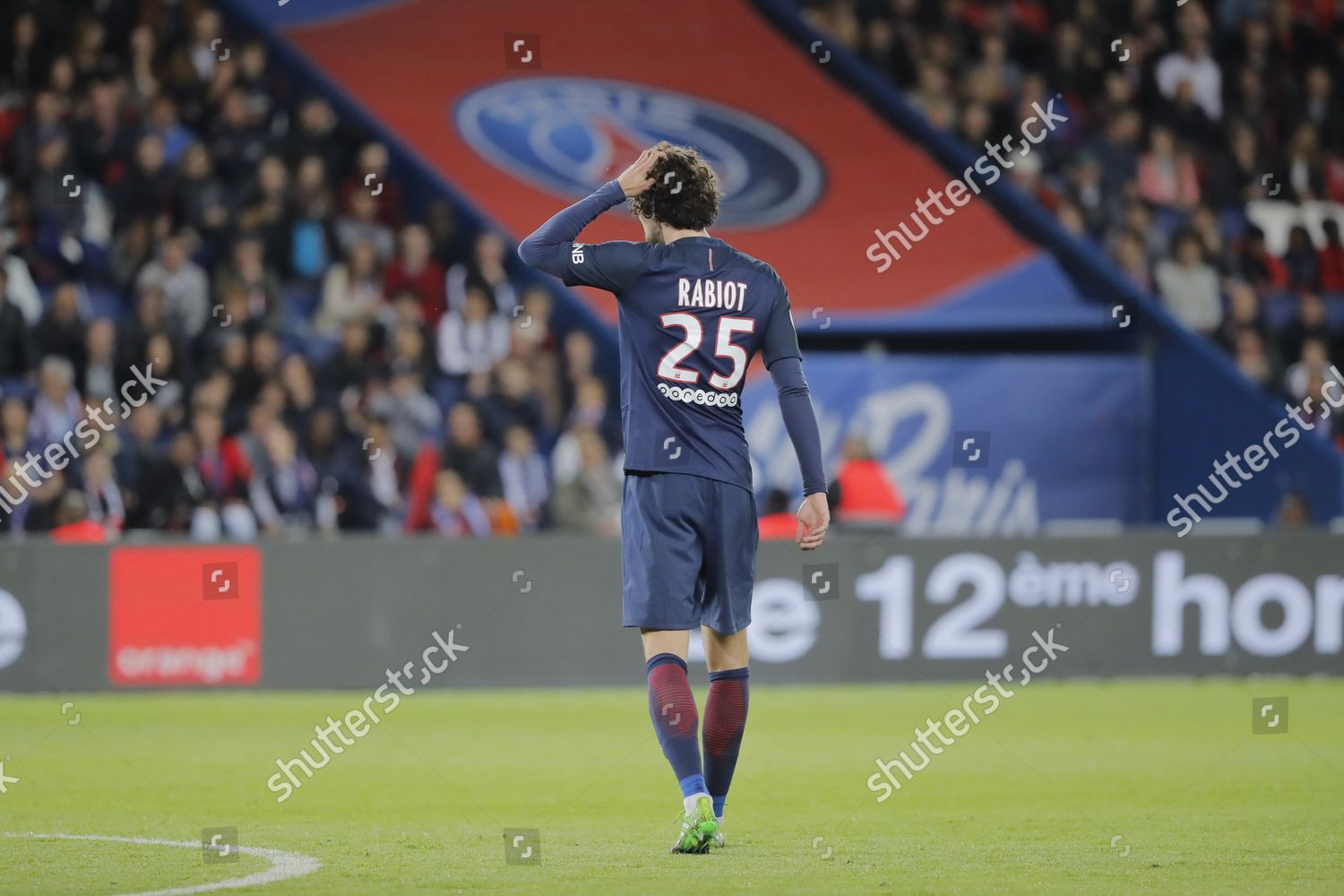 Adrien Rabiot Psg During French Championship Editorial Stock Photo ...