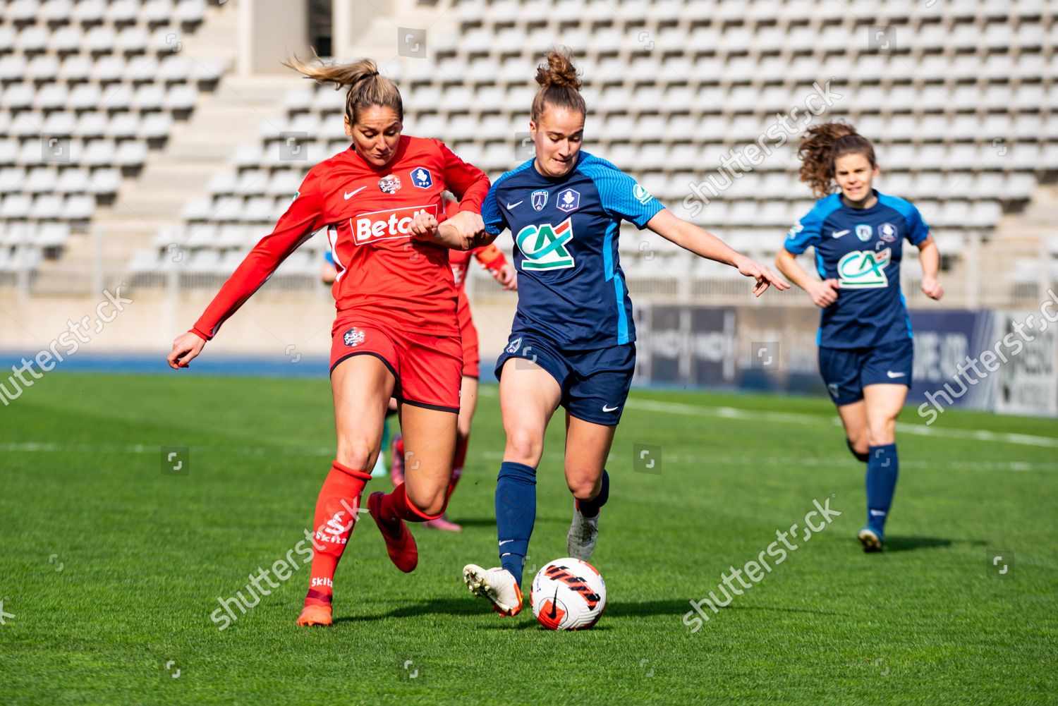 Julie Debever Fc Fleury Thea Greboval Editorial Stock Photo - Stock ...