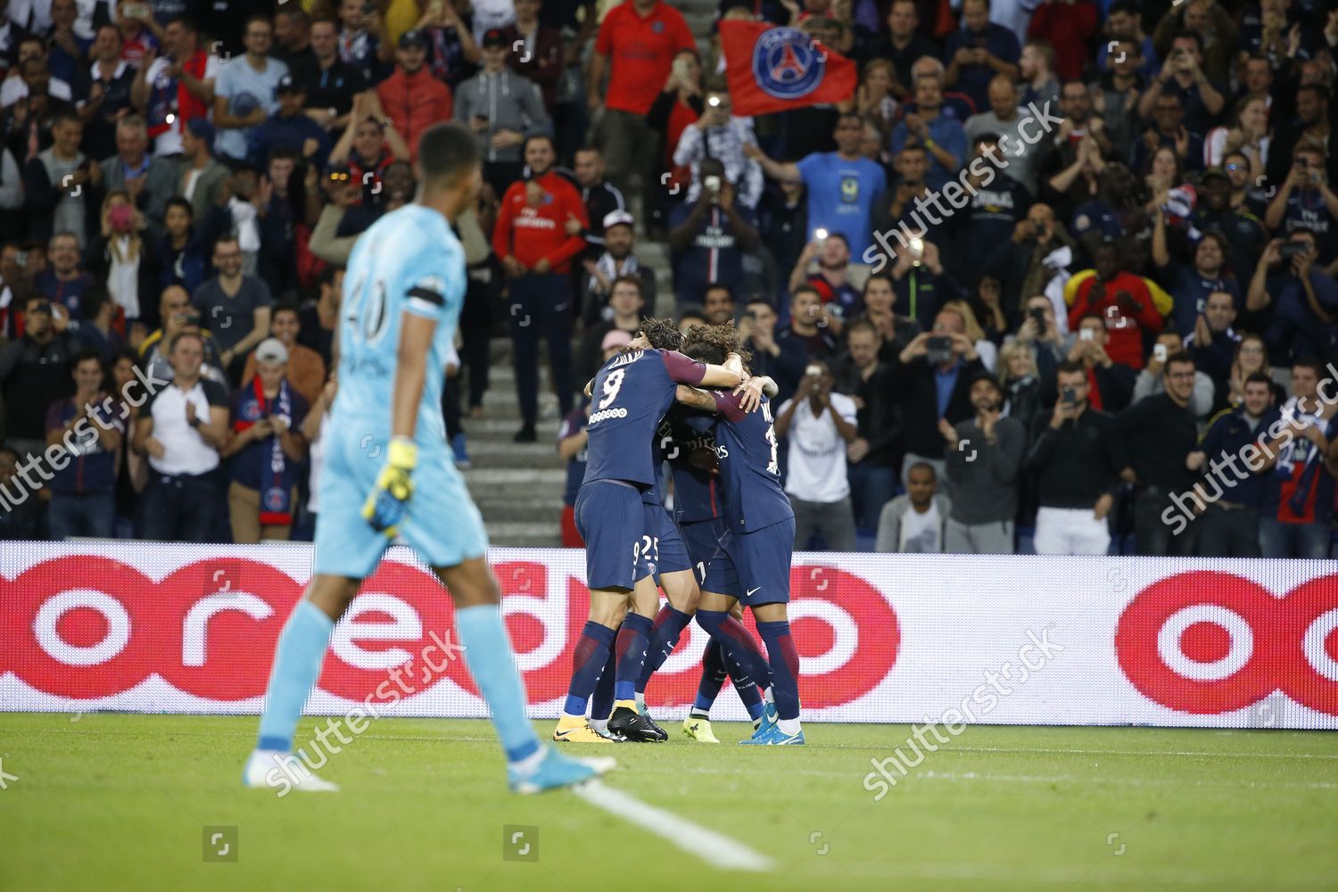 Adrien Rabiot Psg Scored Goal Celebrated Editorial Stock Photo - Stock ...