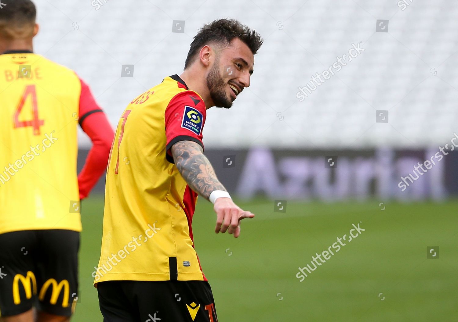 Jonathan Clauss Lens Celebrates His Goal Editorial Stock Photo - Stock ...
