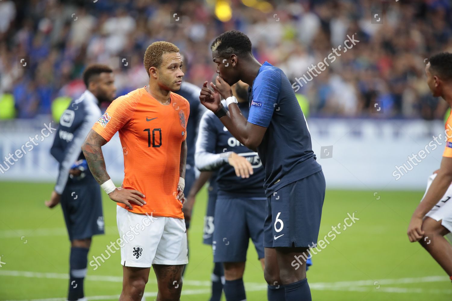 Memphis Depay Ndl Paul Pogba Fra Editorial Stock Photo - Stock Image | Shutterstock