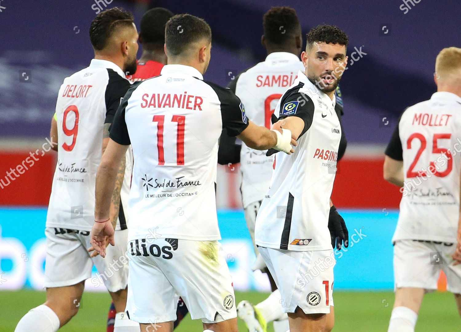 Jordan Ferri Montpellier Celebrates Goal Montpellier Editorial Stock ...