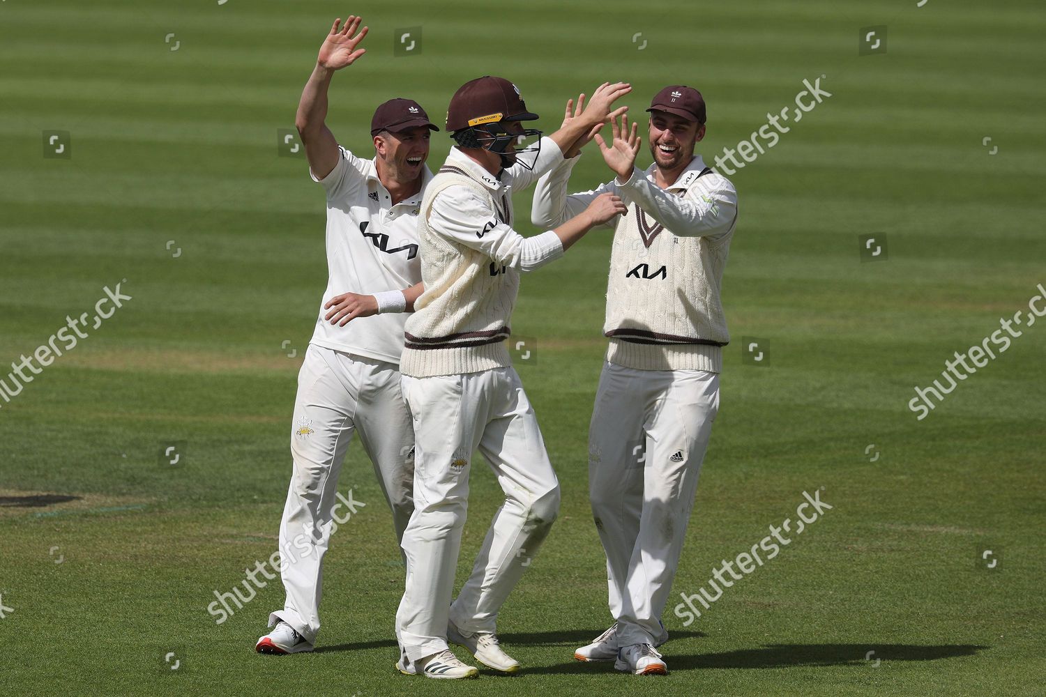 Ben Geddes Surrey Celebrates Catching Jaskaran Editorial Stock Photo ...