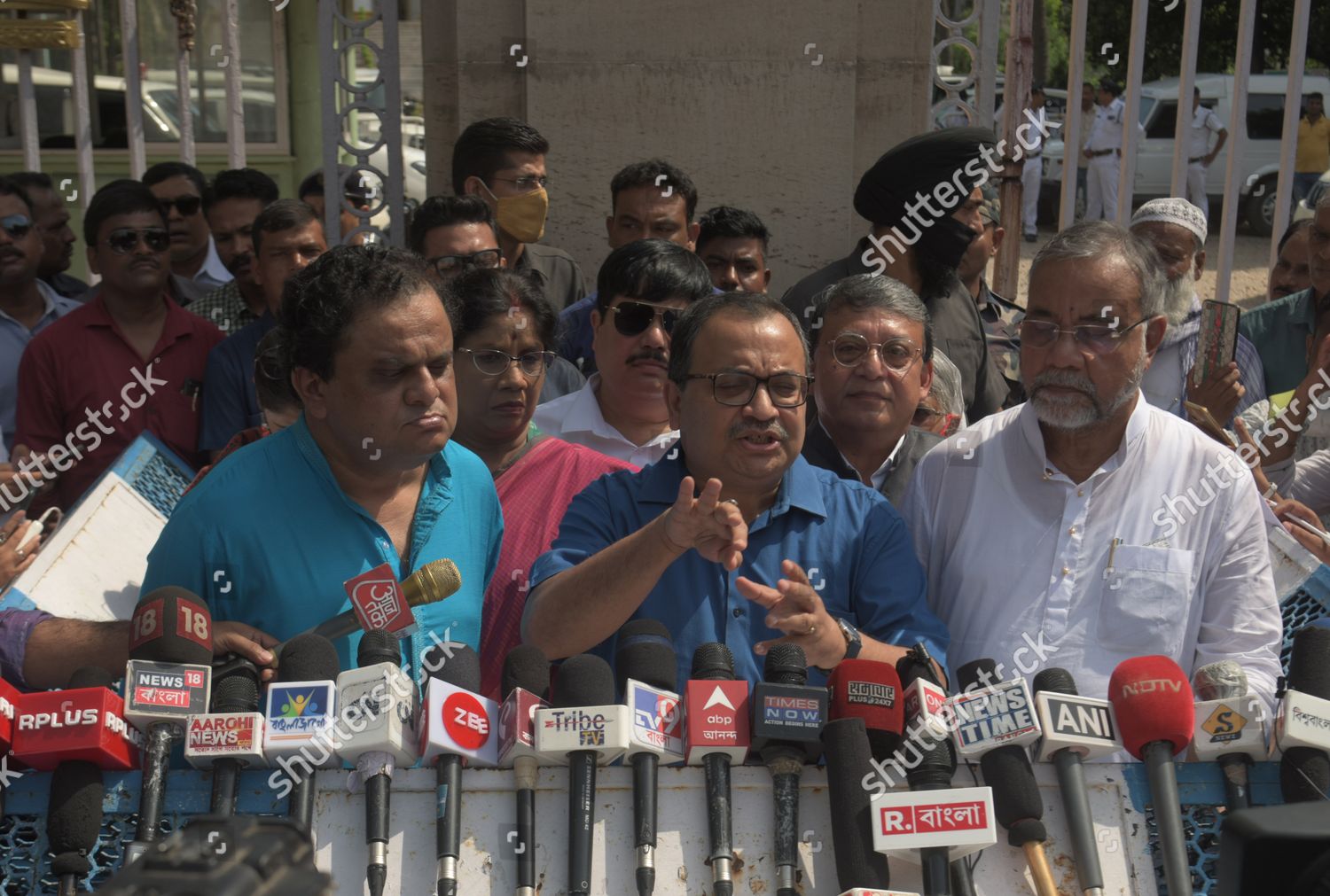 Trinamool Congress Tmc Leaders Tapas Roy Editorial Stock Photo - Stock ...