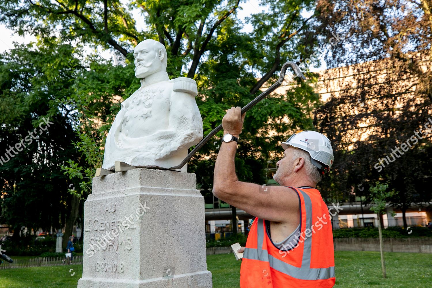 Illustration Picture Shows Removal Monument General Editorial Stock ...