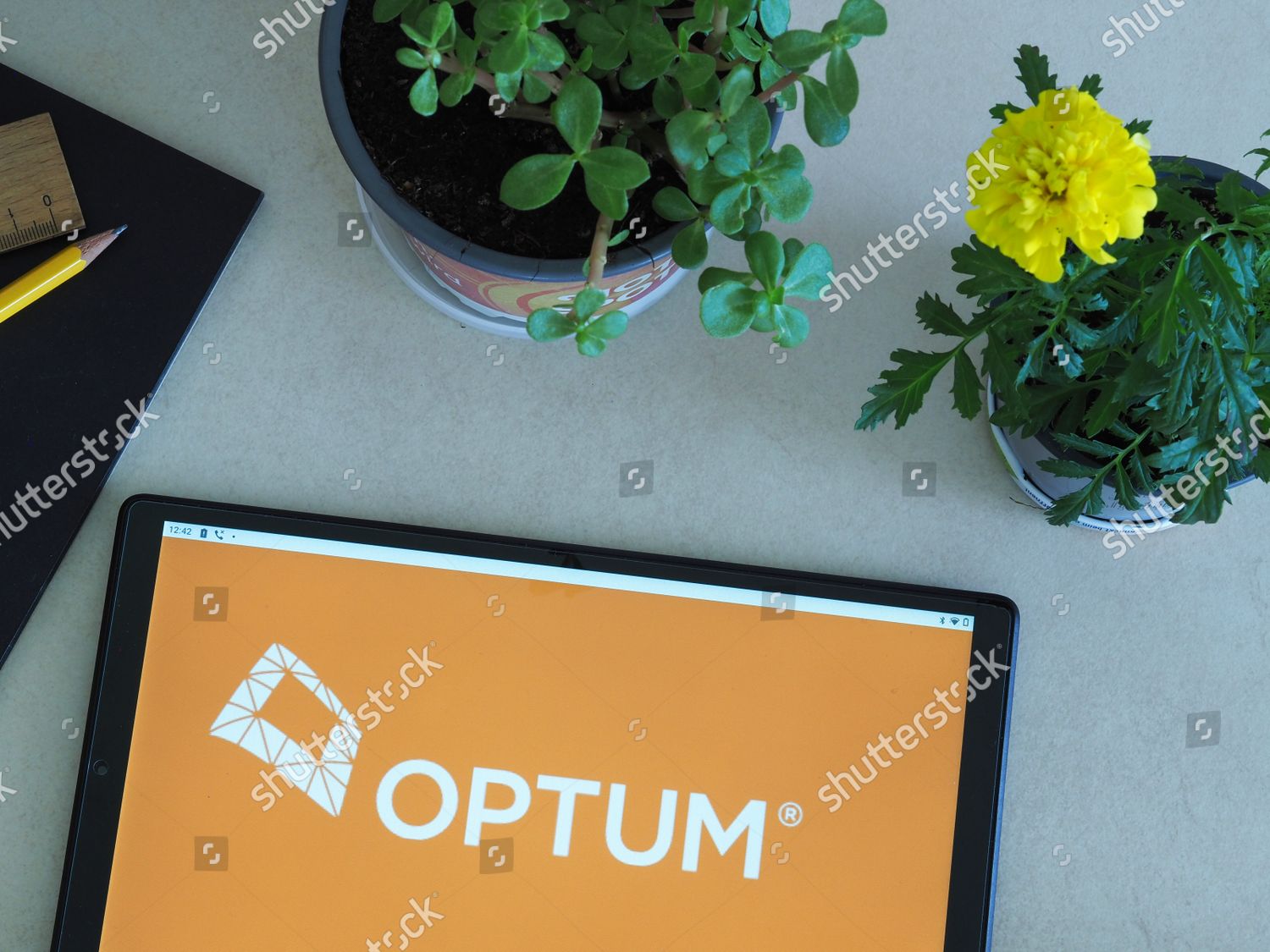 This Photo Illustration Optum Inc Logo Editorial Stock Photo - Stock Image | Shutterstock
